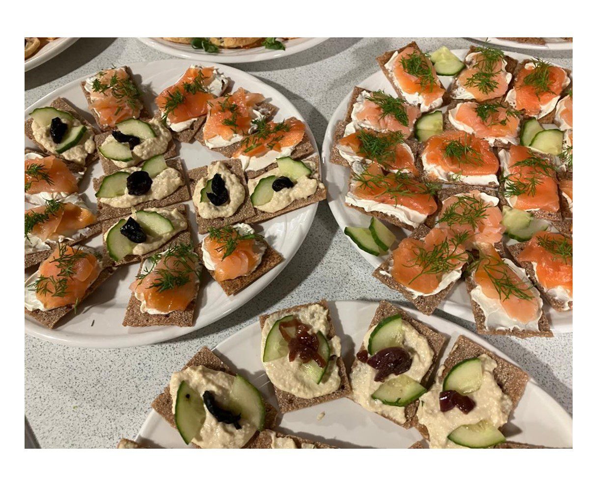 Canapes at The Galtres Centre Art Exhibition Evening | Galtres Centre