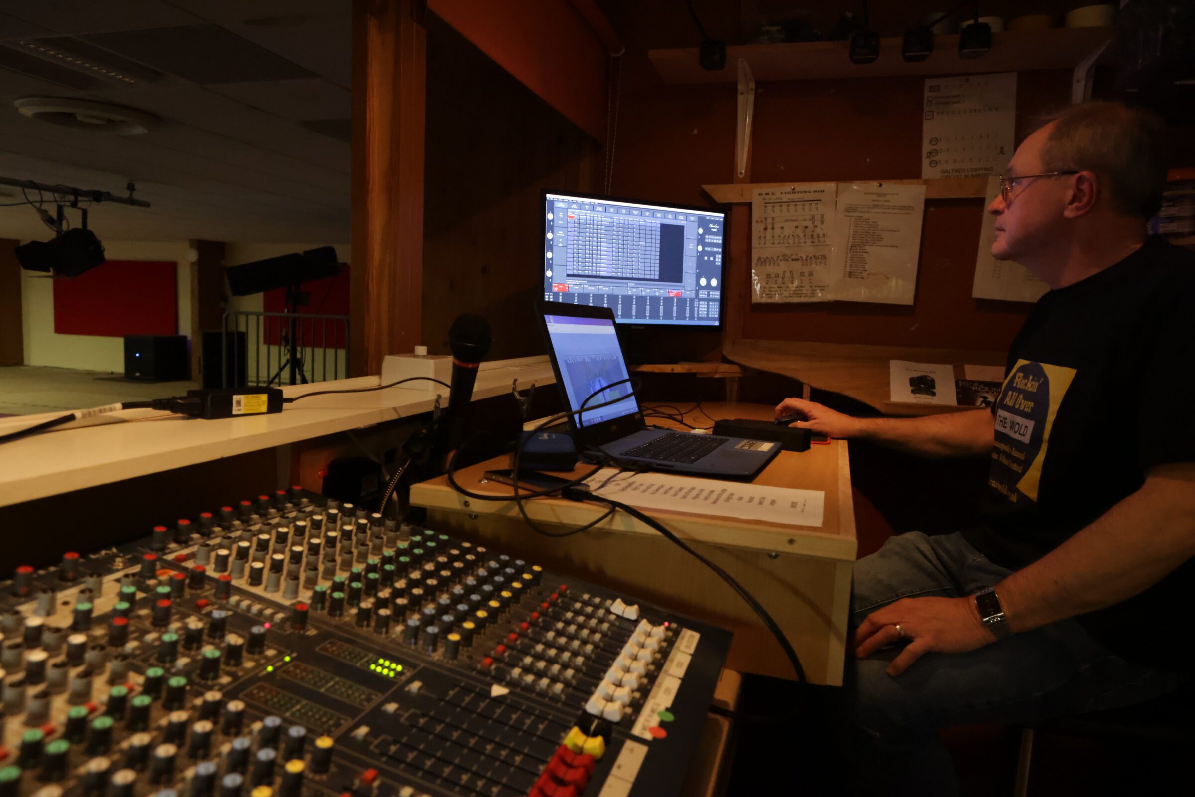 New Stage Lighting for The GEC Sponsored by Rockin’ All Over The Wold ...